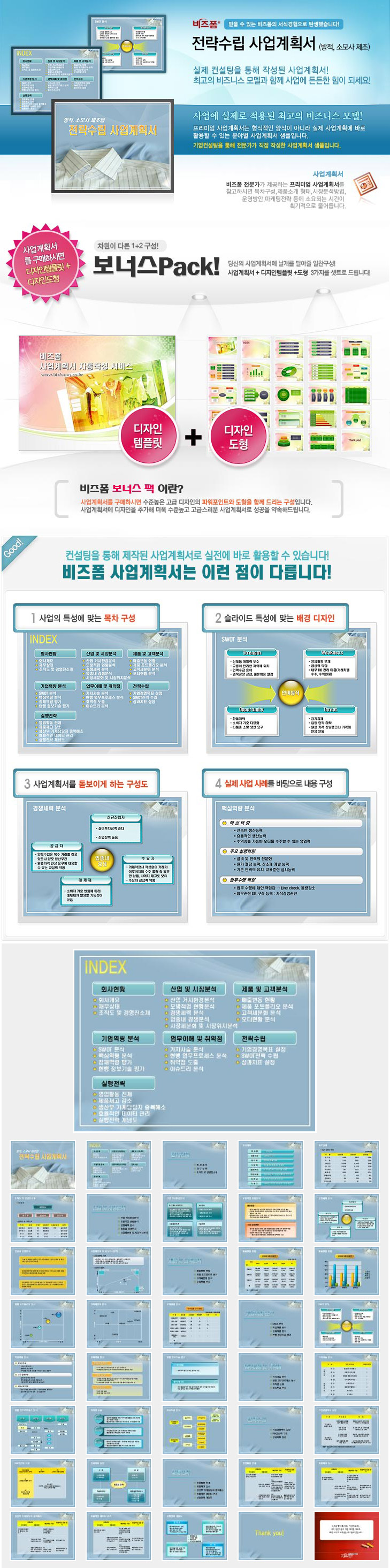 비즈샵 전략수립 사업계획서방적 소모사 제조비즈니스 쇼핑 비즈샵 비즈폼cd 엑셀 파워포인트 전문 서식 디자인 서식 브랜드샵